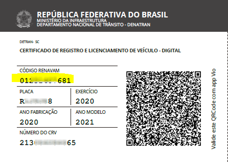 Como localizar o Código do CRV, Código de Segurança do CRV e Código do ...